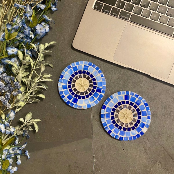 Mosaic Coaster - Etsy