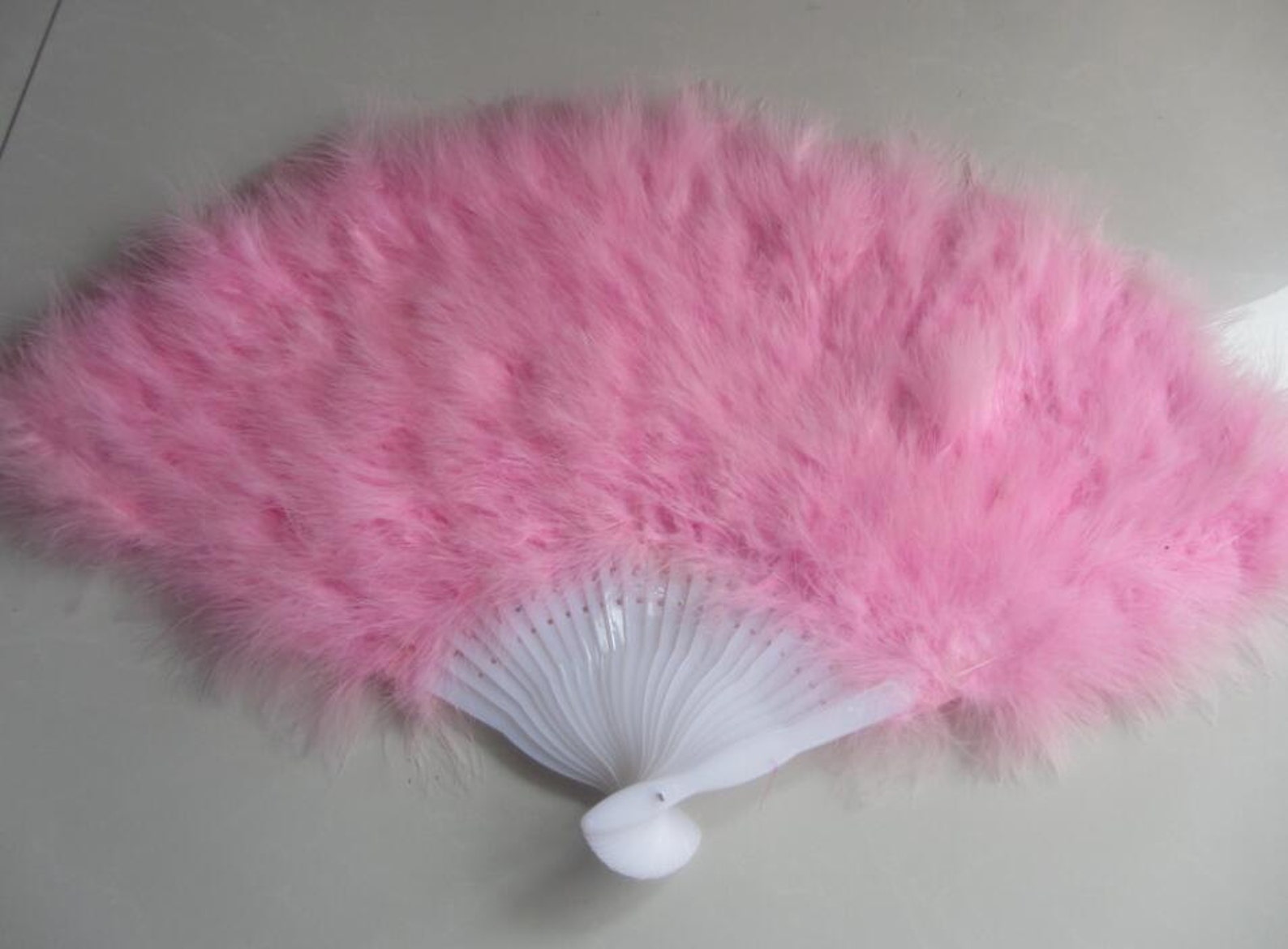 1632inch Pink Large Feather Fan Burlesque Dance Feather Fan - Etsy