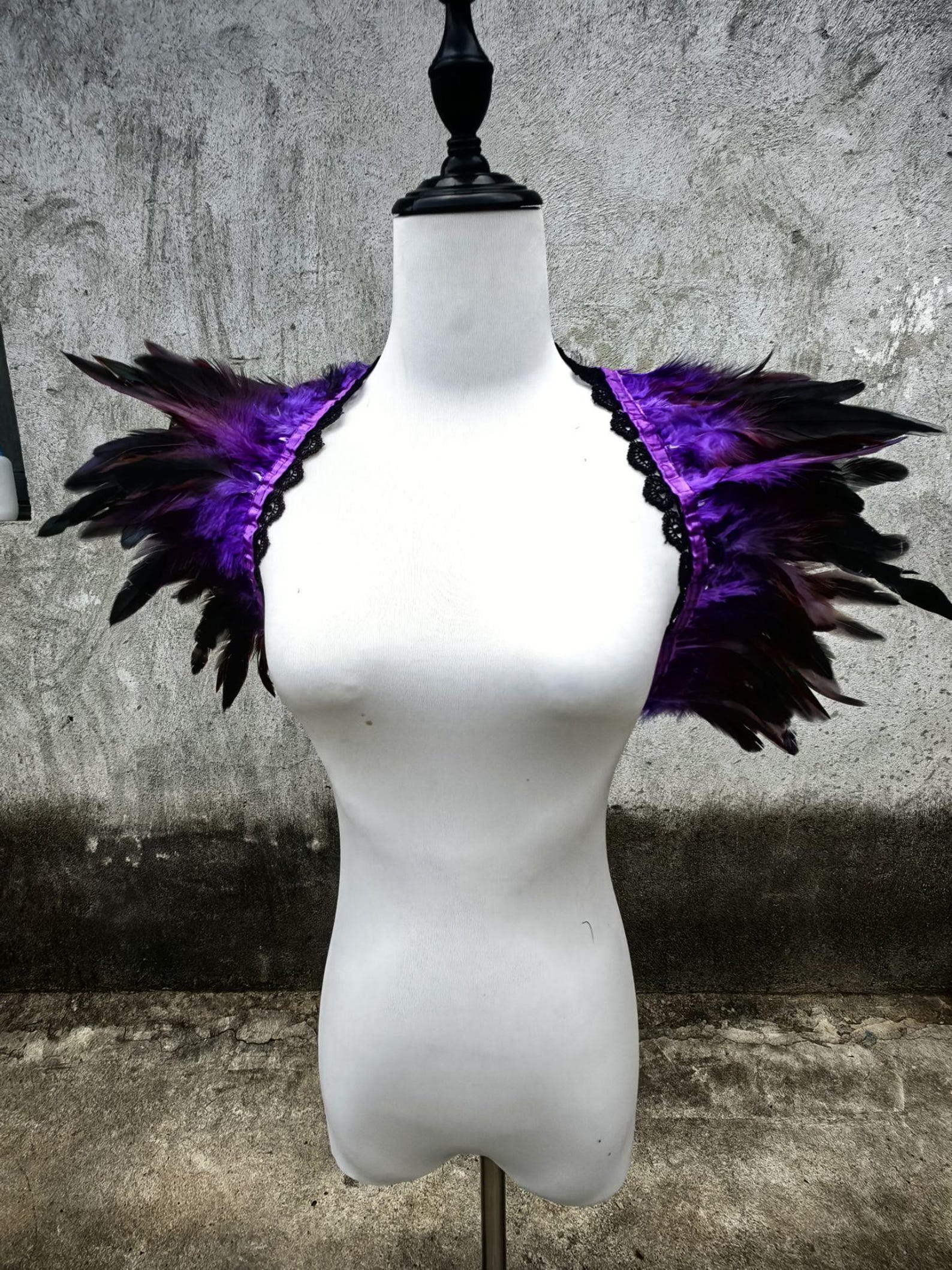 Turquoise Feather Burlesque Dance Costume Feathers SHAWL Shrug ...