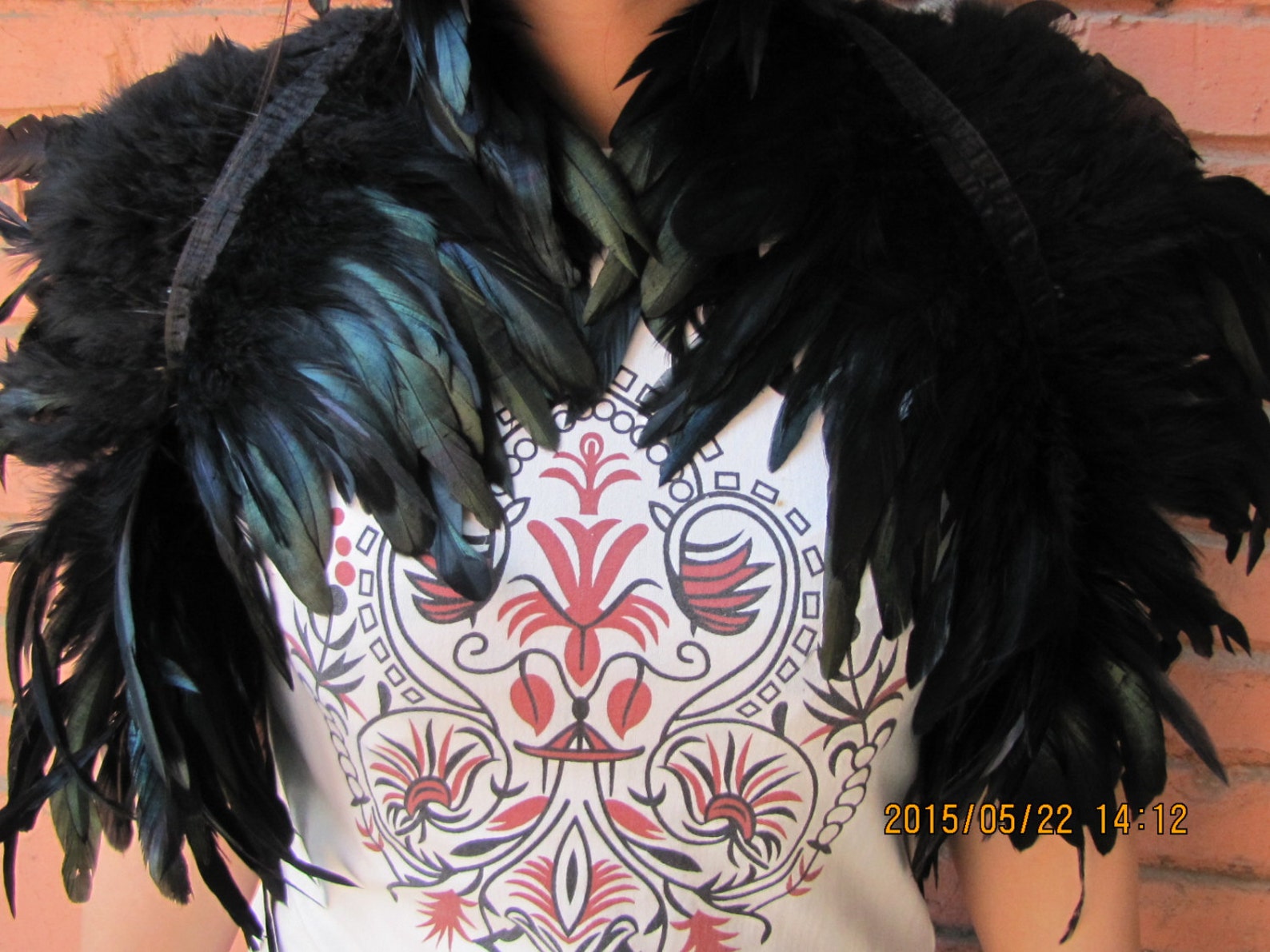Two Layer Feathers SHAWL Shrug Shoulders Feathers Cape - Etsy