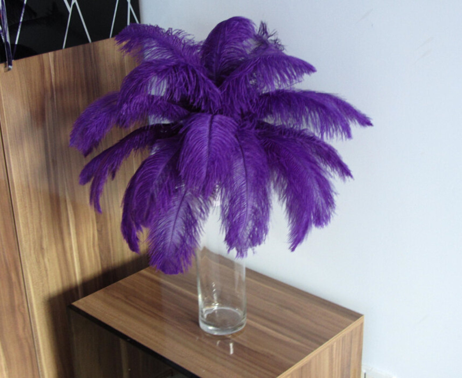 100pcs Purple Ostrich Feather Plume for Wedding Centerpieces - Etsy