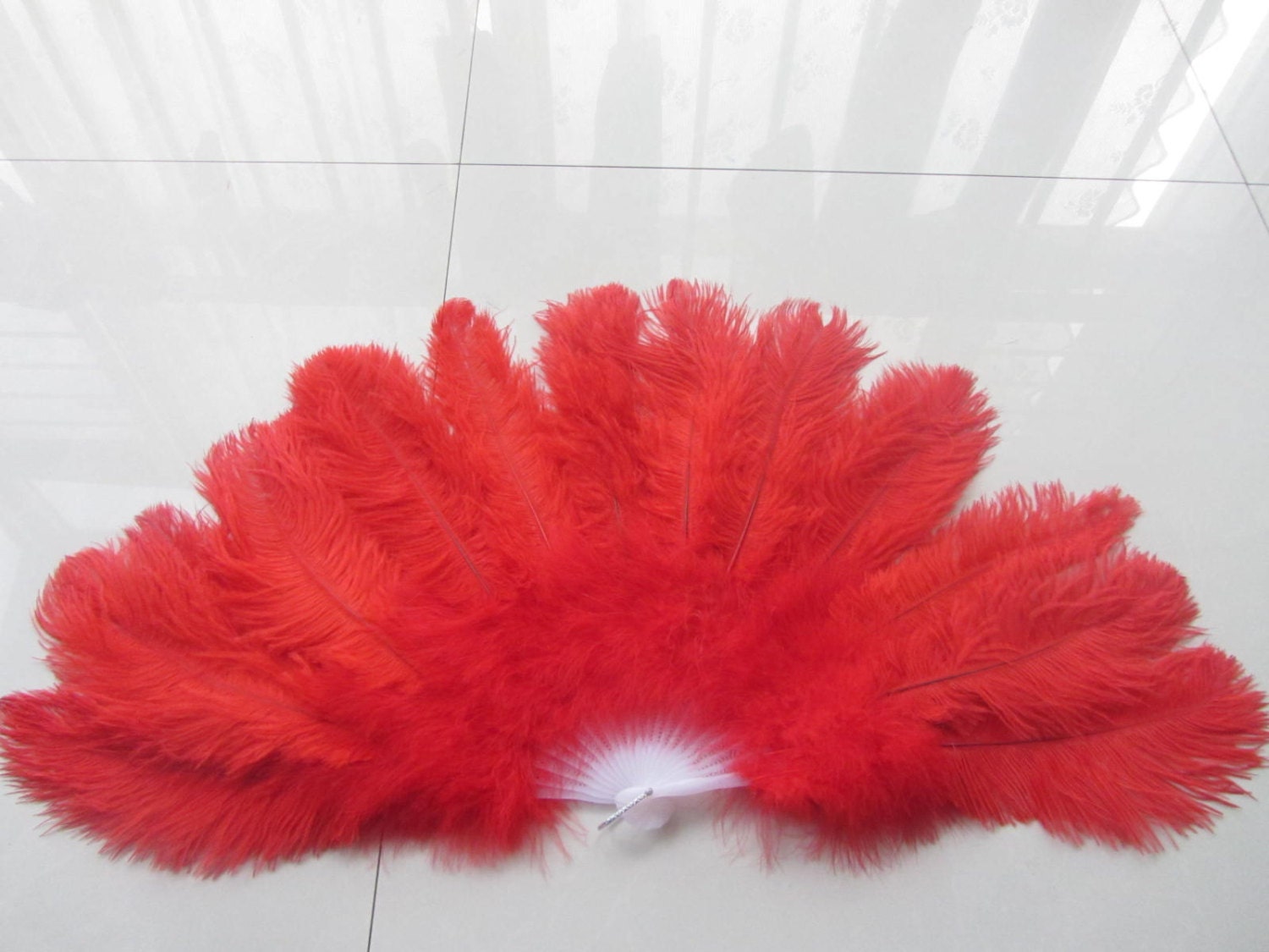 18x36inch Large Feather Fan Burlesque Dance feather fan | Etsy