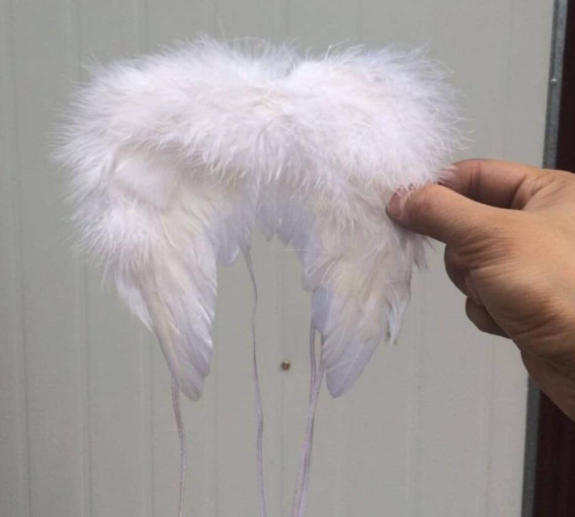15cm White Small Feather Wing Feather Angle Wing - Etsy