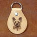 Laser Engraved Yorkie Leather Key Chain - Etsy