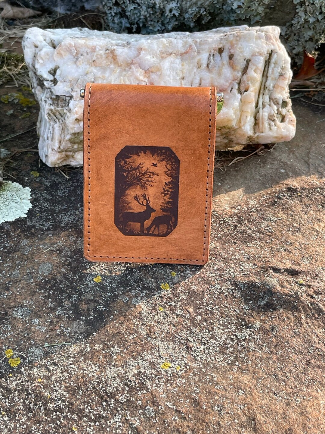 Handcrafted Laser Engraved Money Clip Wallet - Etsy