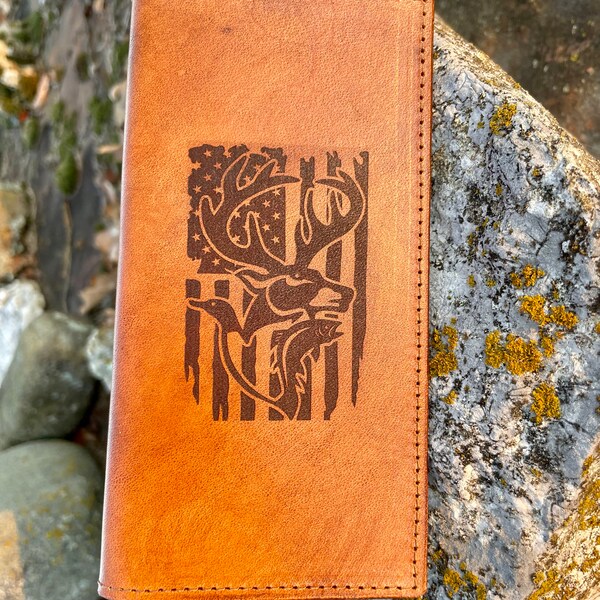 Checkbook Covers American Flag - Etsy