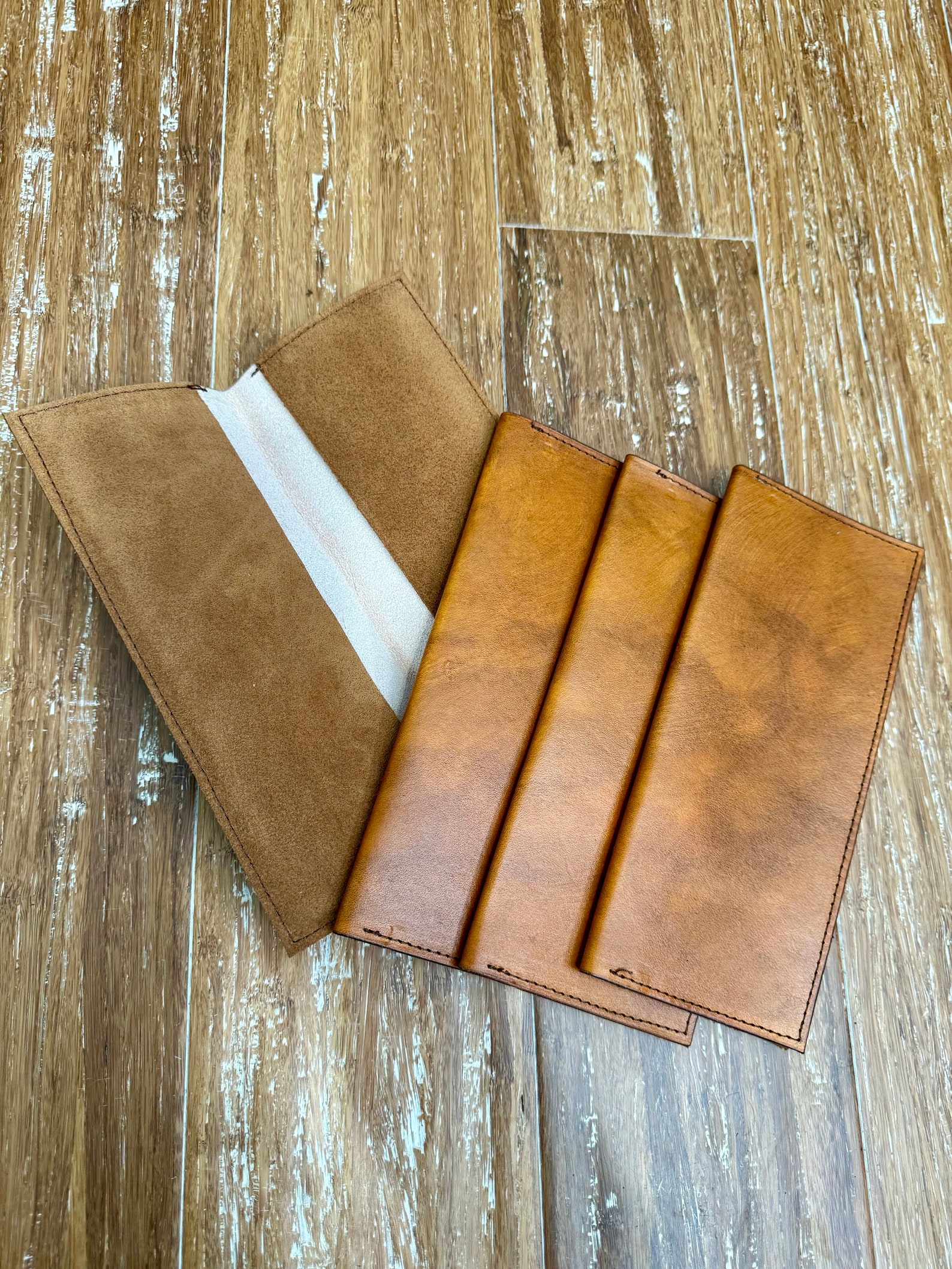 Handcrafted All Leather Pipeline Tally Book Cover - Etsy