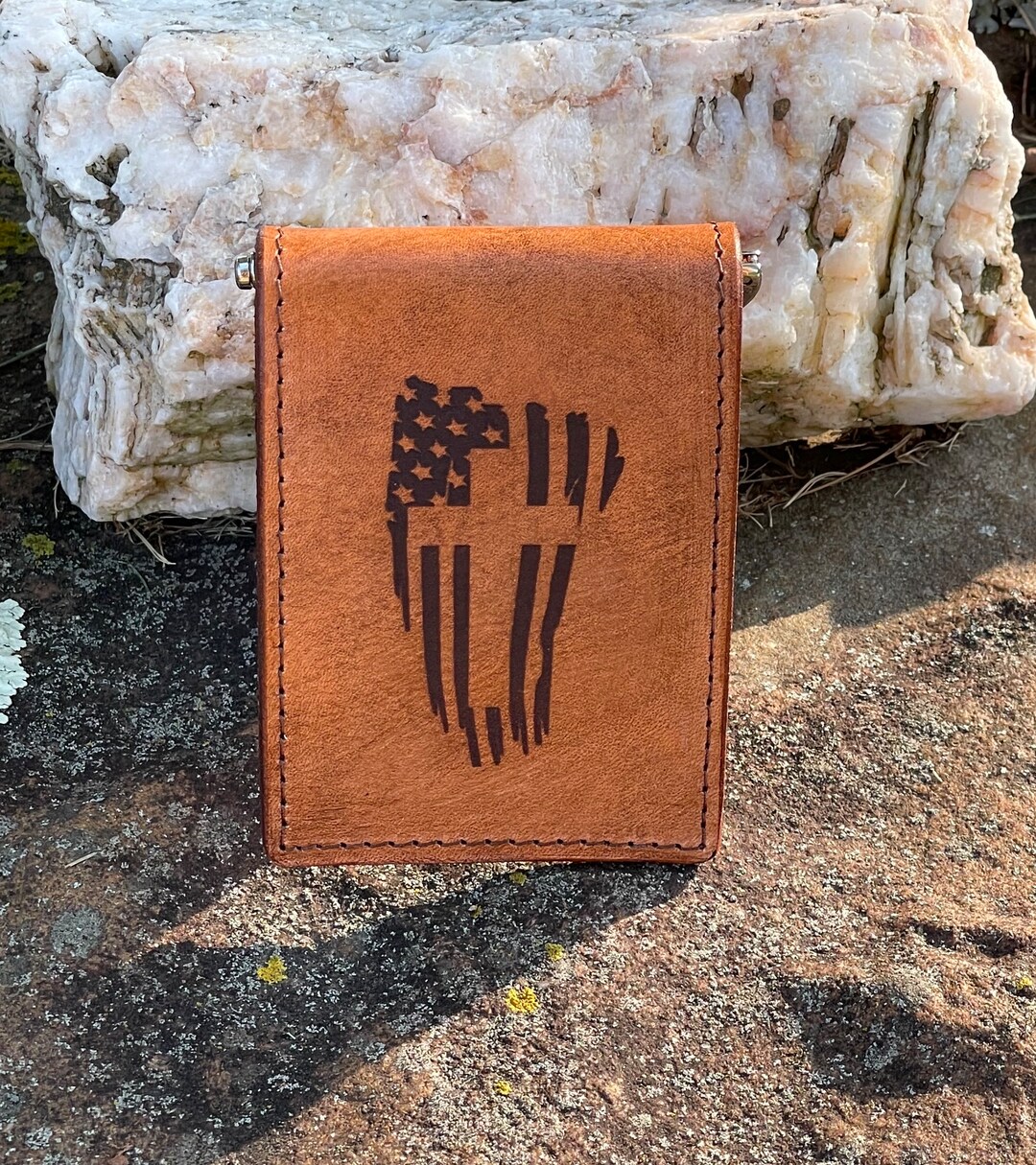 Handcrafted Laser Engraved Money Clip Wallet - Etsy
