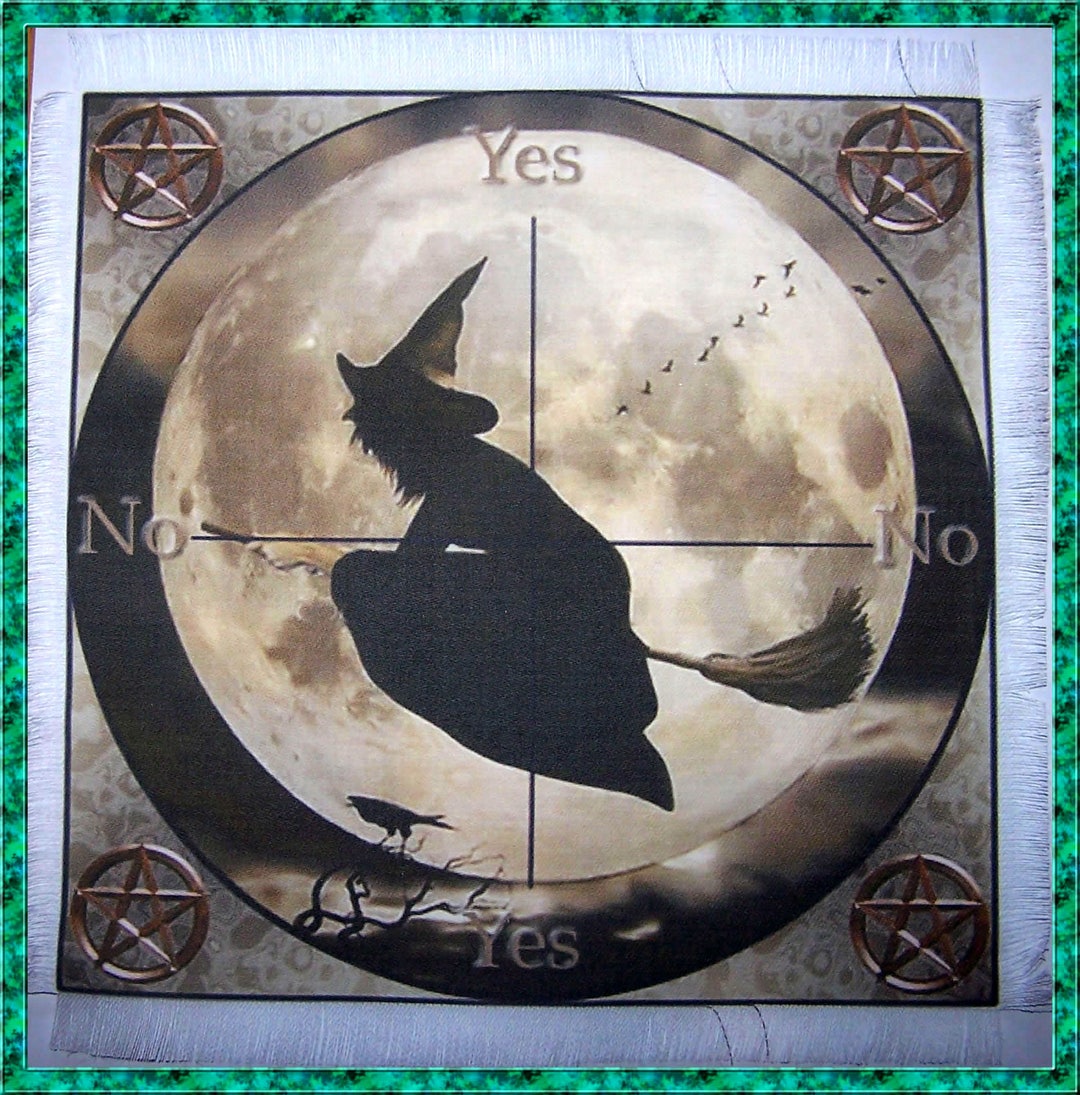 Witch Scrying Mat, Dowsing Wiccan Magic Divination. - Etsy