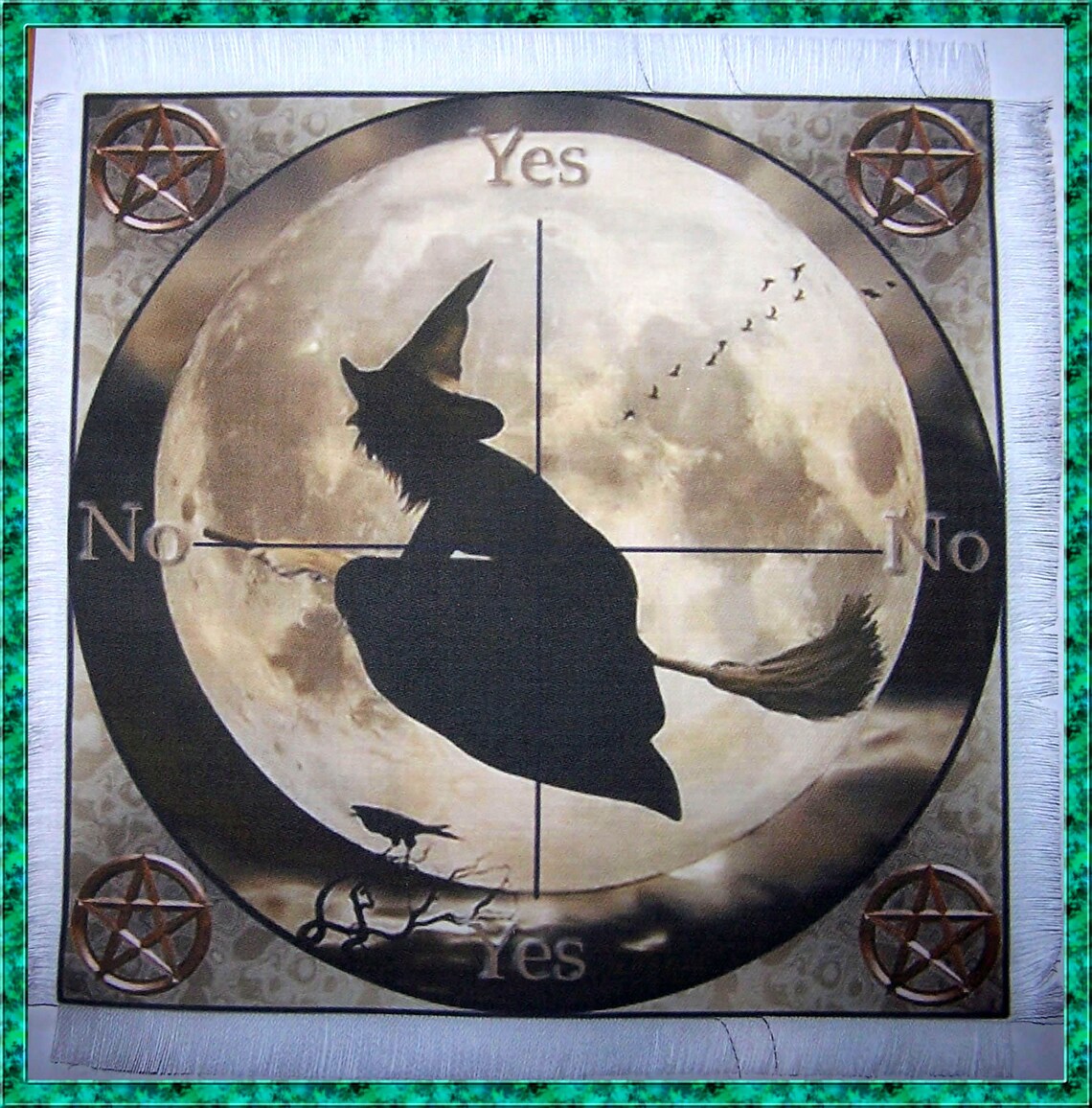 Witch Scrying Mat, Dowsing Wiccan Magic Divination. - Etsy