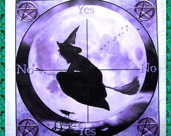 Witch Scrying Mat Dowsing Wiccan Magic Divination. | Etsy