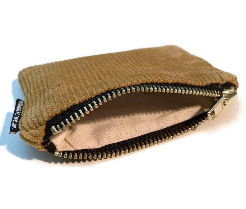 Mini Zip Purse Wide Wales Corduroy Zip Purse Small Card / - Etsy