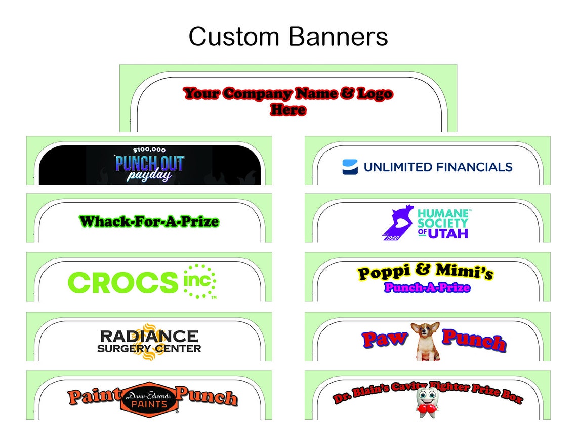Punch Board Prize Game, Free Standing, 20 Compartments, Parties, School ...