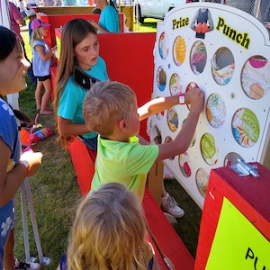 Punch Board Prize Game, Free Standing, 20 Compartments, Parties, School ...