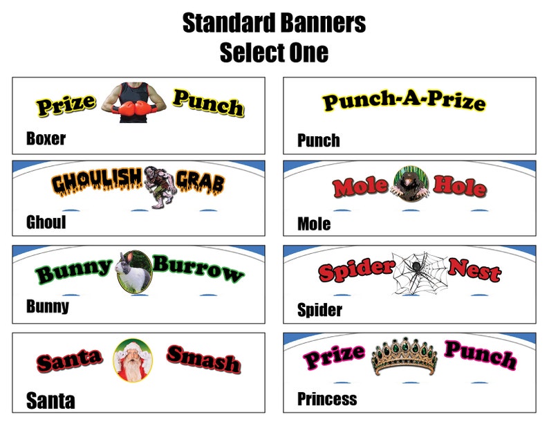 Punch Board Prize Game, Free Standing, 20 Compartments, Parties, School ...
