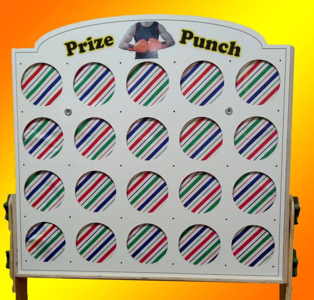 Punch Board Prize Game Free Standing 20 Compartments - Etsy