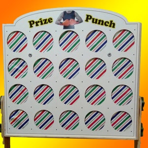 Punch Board Prize Game Free Standing 20 Compartments - Etsy
