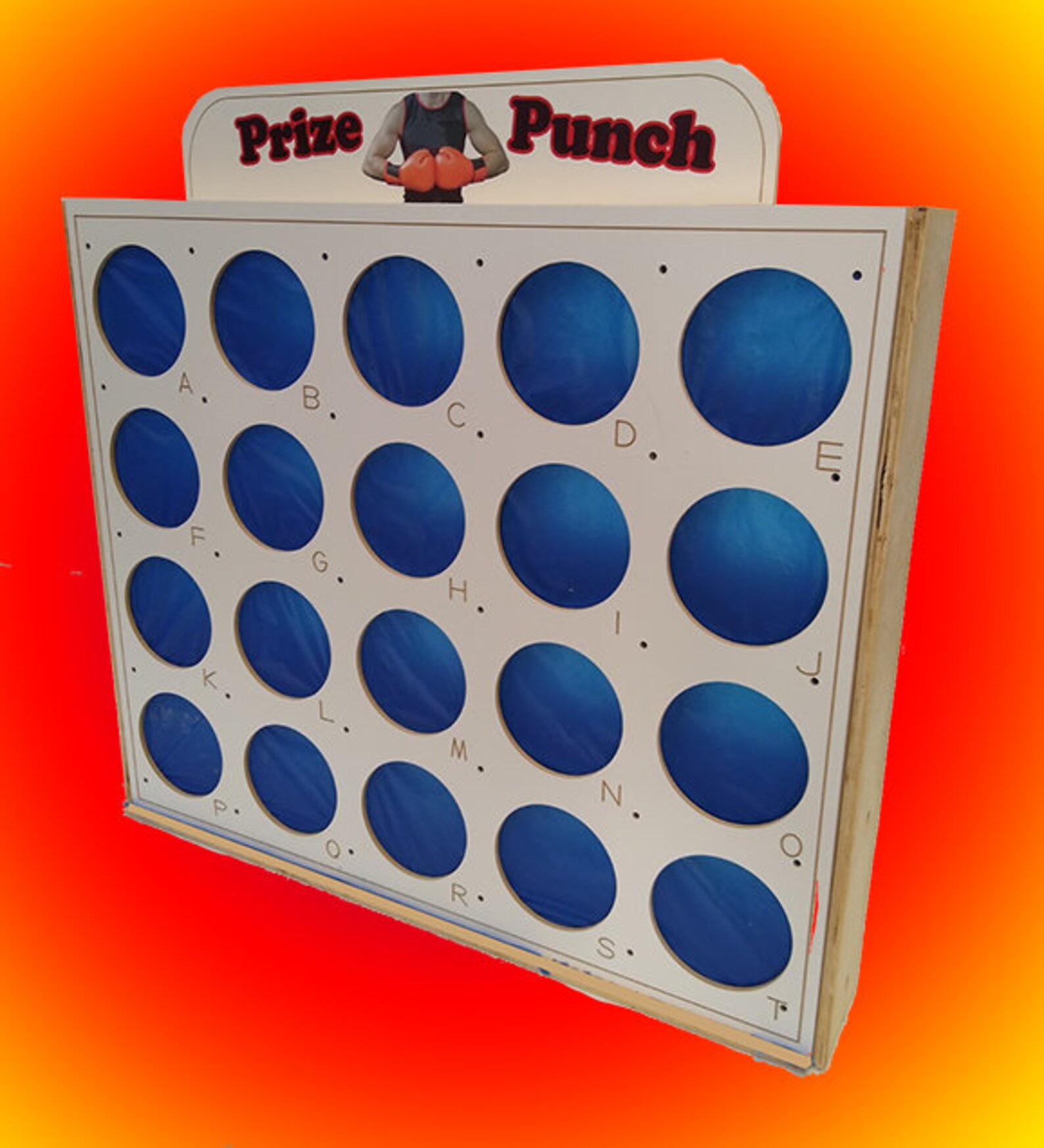 Punch Board Prize Game, Free Standing, 20 Compartments, Parties, School ...