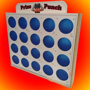 Punch Board Prize Game, Free Standing, 20 Compartments, Parties, School ...