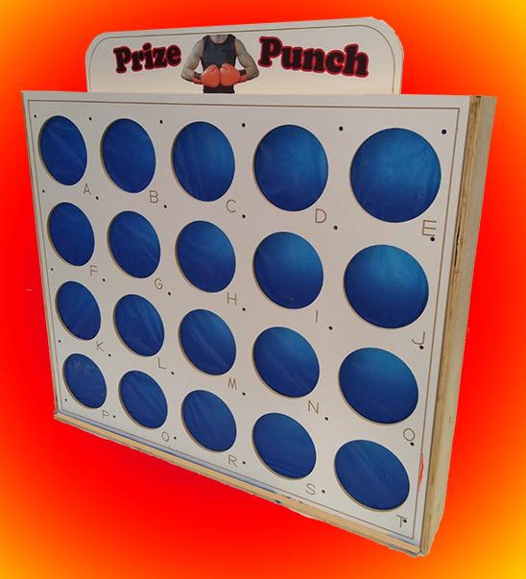 Punch Board Prize Game, Free Standing, 20 Compartments, Parties, School ...