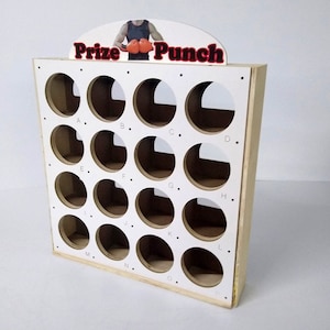Punch Board Prize Game Table Top Version Hidden Compartments ...