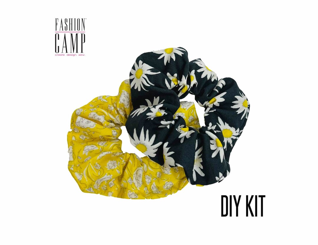 DIY Scrunchie Sewing Kit for Kids Instructional Video Tutorial Girl ...