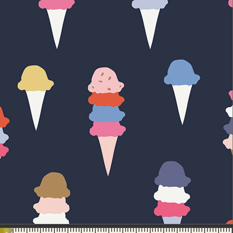 Ice Cream Fabric - Etsy