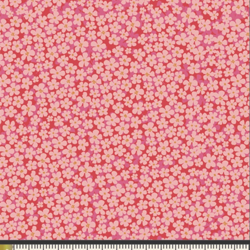 Red and Pink Fabric - Etsy