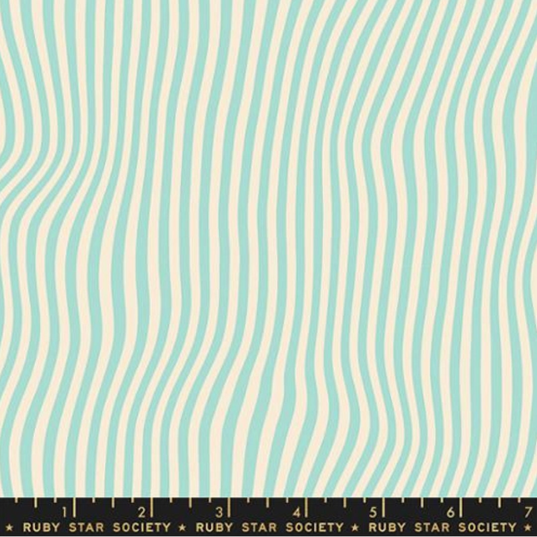 Shimmer Stripe Turquoise Ruby Star Society Rise and Shine Melody Miller ...