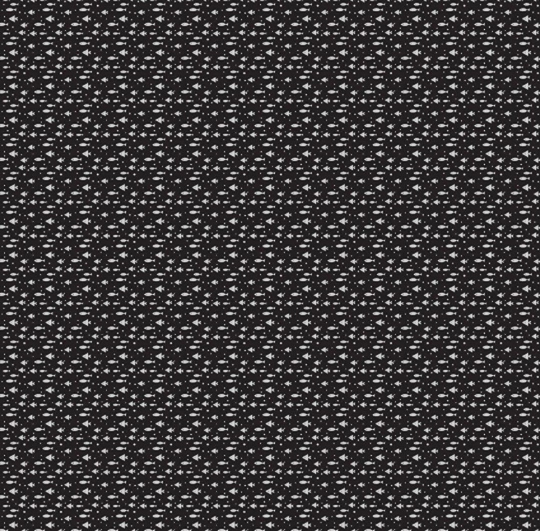 Minnow Fabric | Dear Stella Reef Life | Black White Minnow Fish Fabric ...