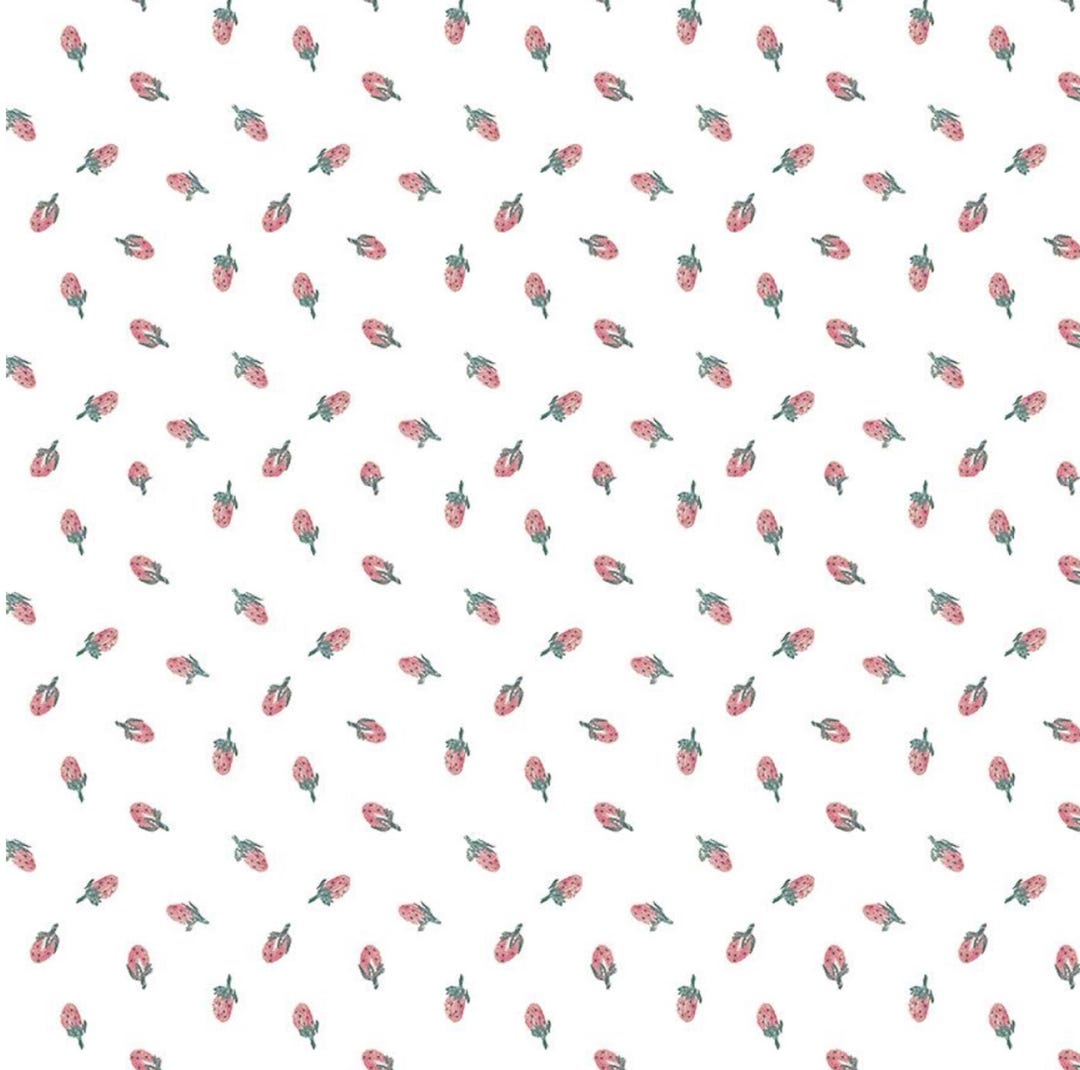 Strawberry Toss Fabric | Dear Stella Strawberry Jam Collection | Tiny ...