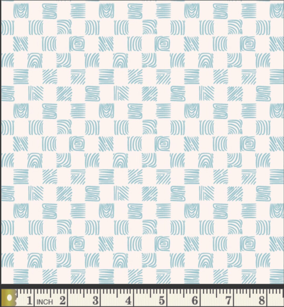 Ocean Echoes Check Fabric | Art Gallery Fabric Arctic Tale Capsule ...