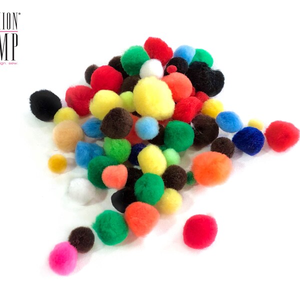 Rainbow Pom Poms - Etsy