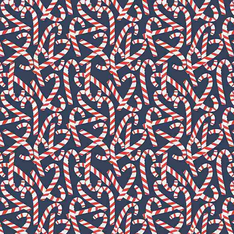 Candy Cane Fabric - Etsy