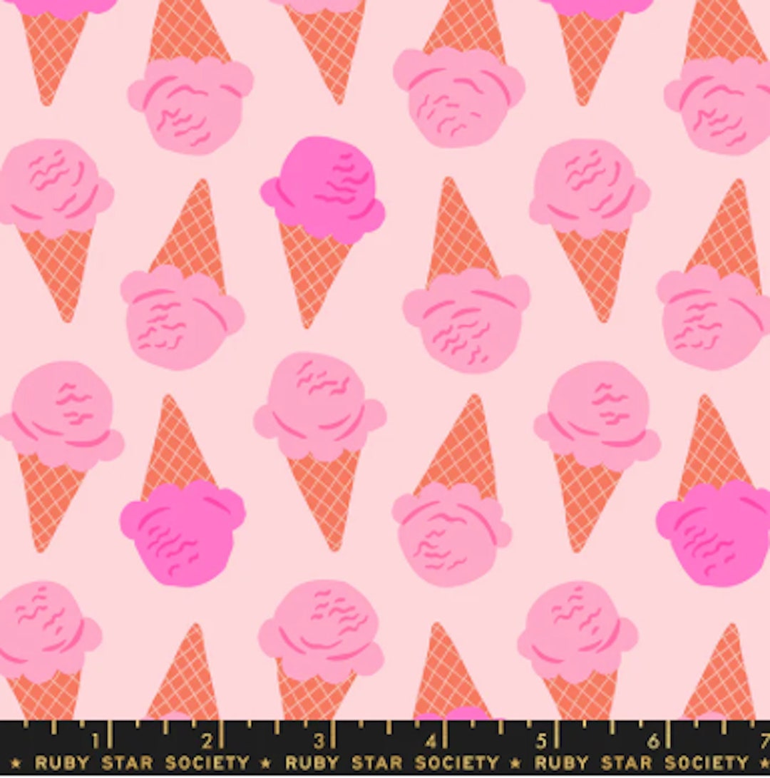 Sugar Cone in Cotton Candy Ruby Star Society Kimberly Kight Pink Orange ...