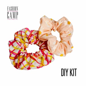 DIY Scrunchie Sewing Kit for Kids: Video Tutorial & Pattern - Etsy