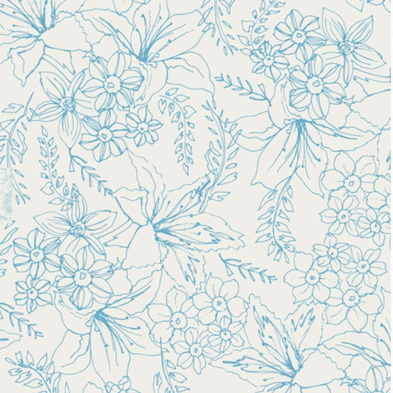 Modern Floral Fabric - Etsy