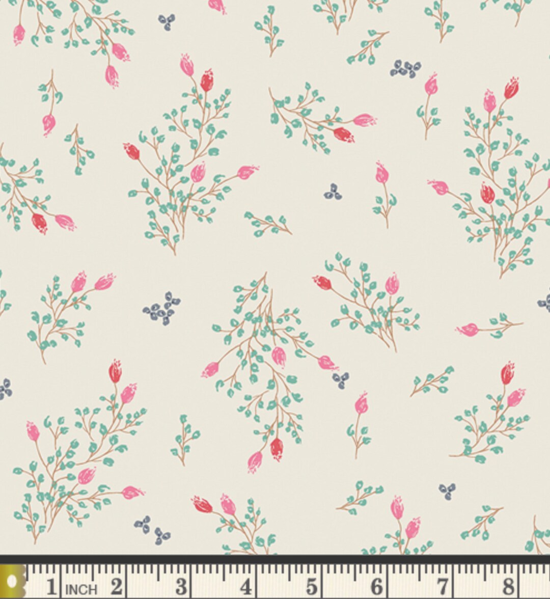 Wisp Crisp Floral Fabric | Art Gallery | Haven Collection | Floral ...