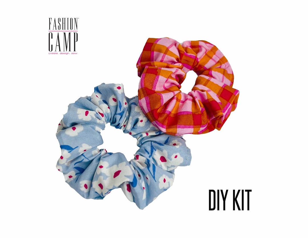 DIY Scrunchie Sewing Kit for Kids | Instructional Video Tutorial | Girl ...