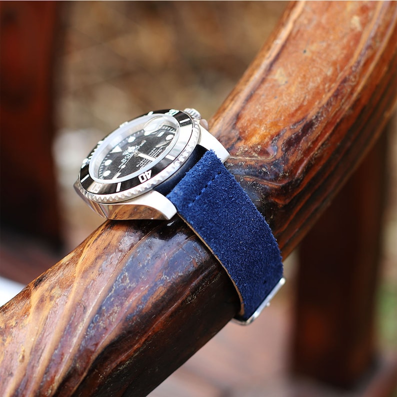 Suede Watch Strap Black Grey Tan Blue Watch Strap 18mm 20mm - Etsy New ...