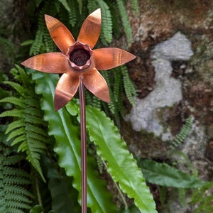 Copper Daffodil, Metal Spring Flower - Etsy