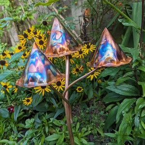 Garden Copper Toadstools Handmade Gift - Etsy UK