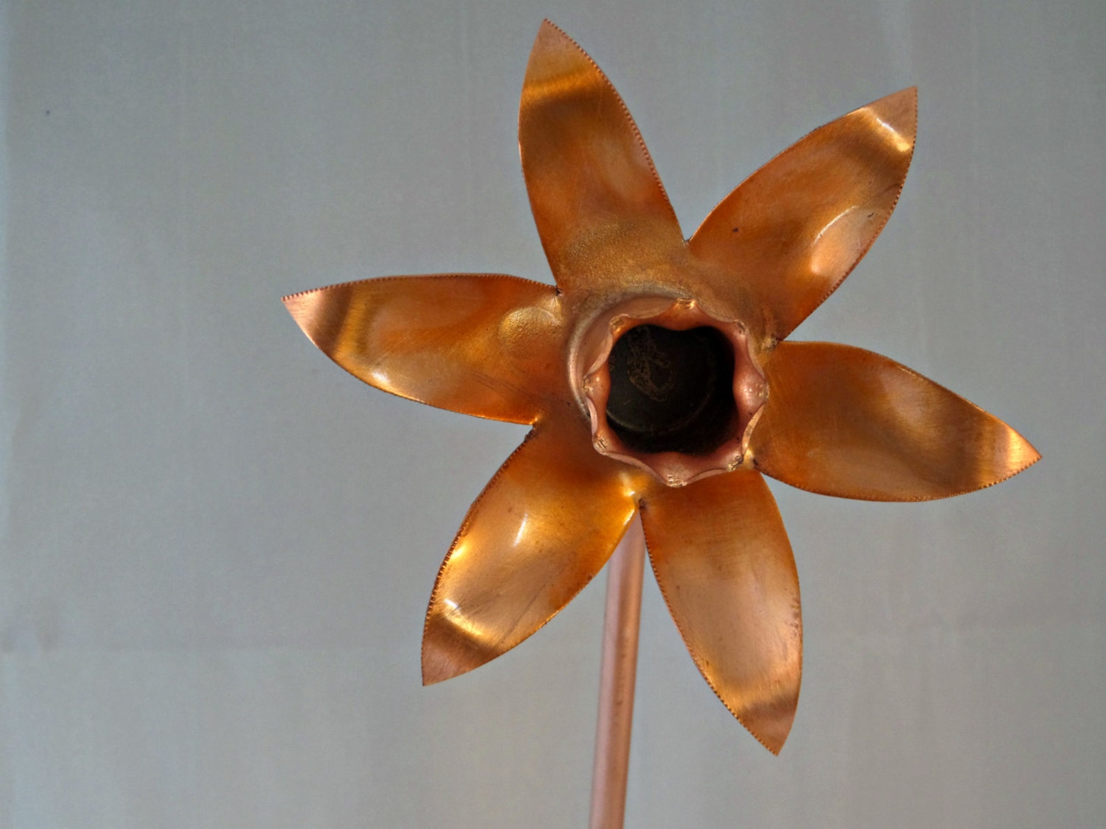 Copper Daffodil Metal Spring Flower - Etsy