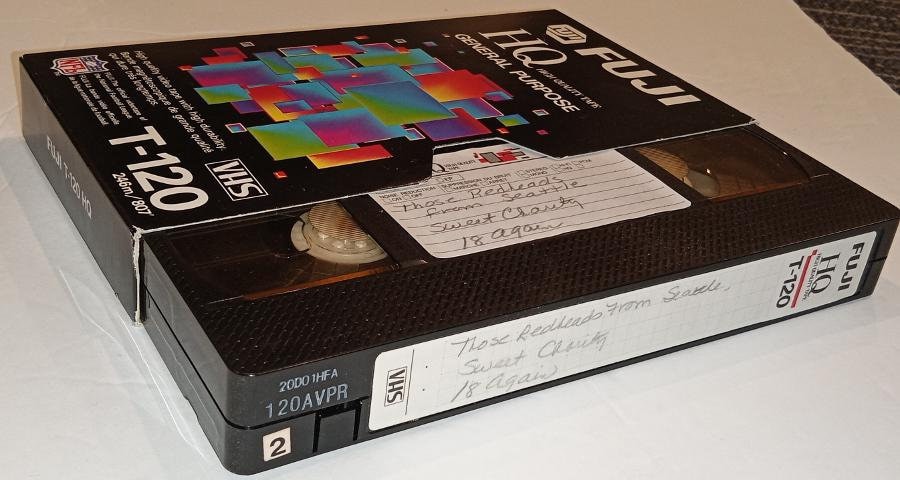 1992 VHS Recorded Video Tape, Family Channel Redheads From Seattle, HBO ...