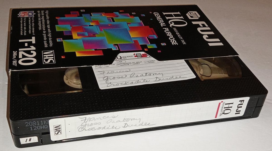 1992 VHS Recorded Video Tape, Showtime Crocodile Dundee, Francis, Gross ...