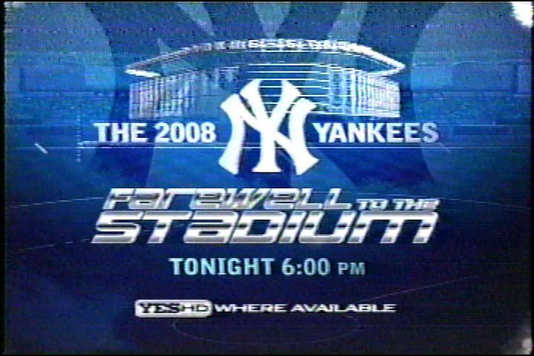2008 VHS Recorded Video Tape, YES Network Yankeeography/centerstage ...