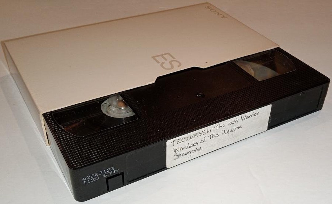 1995 VHS Recoded Video Tape, Tecumseh: Last Warrior, Wonders of the ...