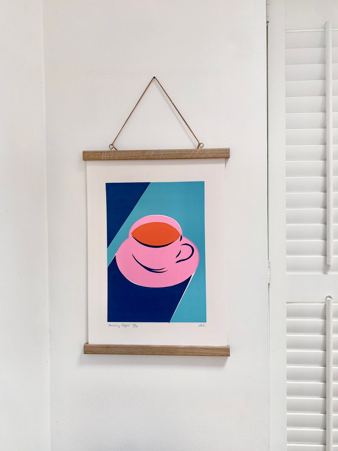 Morning Coffee A3 Screen Print - Etsy