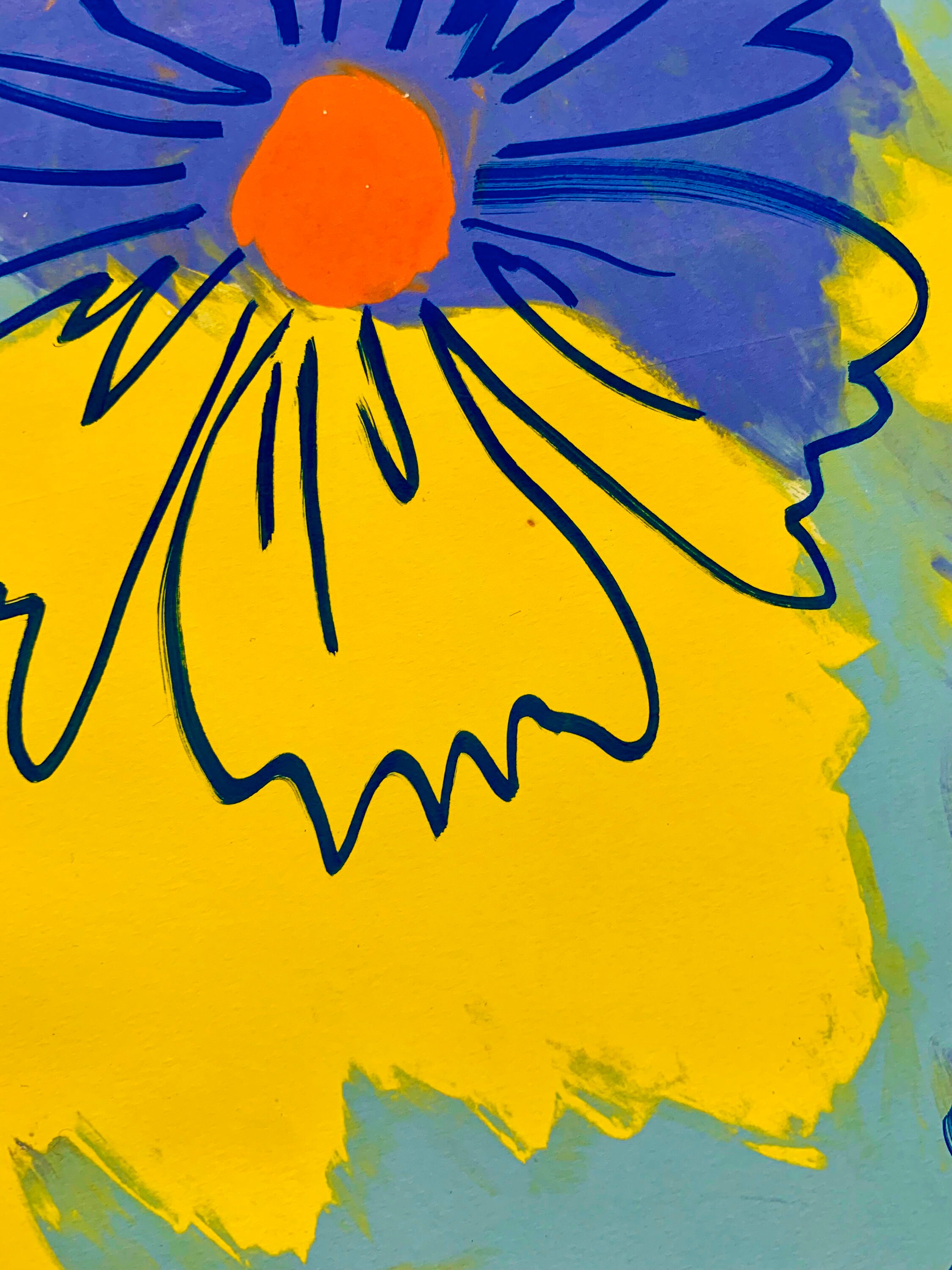 Cosmos Flowers Monotype/screen Print - Etsy