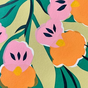 Flowers Screen Print - Etsy